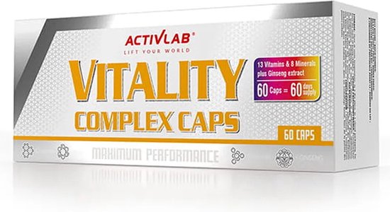 Activlab - Vitamins Vitality Complex - 60 Caps | bol