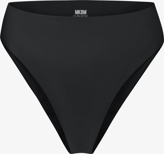 MKBM High Waist Bikinibroekje Matte Black - Maat: XL | bol