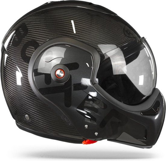 ROOF - RO9 BOXXER CARBON MONO GRAPHITE - Maat SM - Systeemhelmen ...