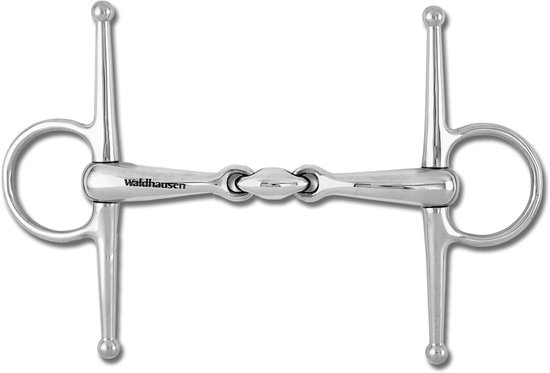 Cheek Snaffle, Double Jointed, Solid | bol