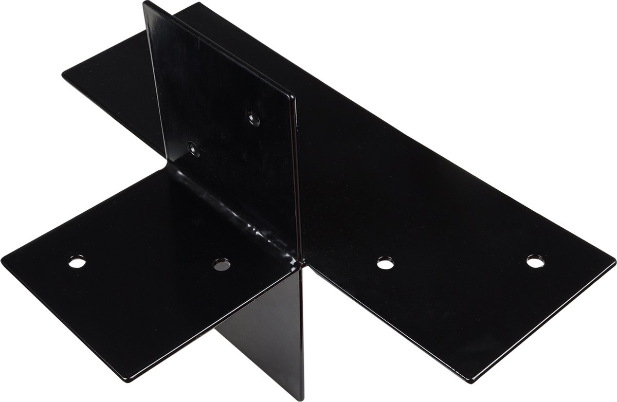 Wovar Pergola Hoekverbinding met Verlenging Zwart Gecoat voor 12 x 12 ...