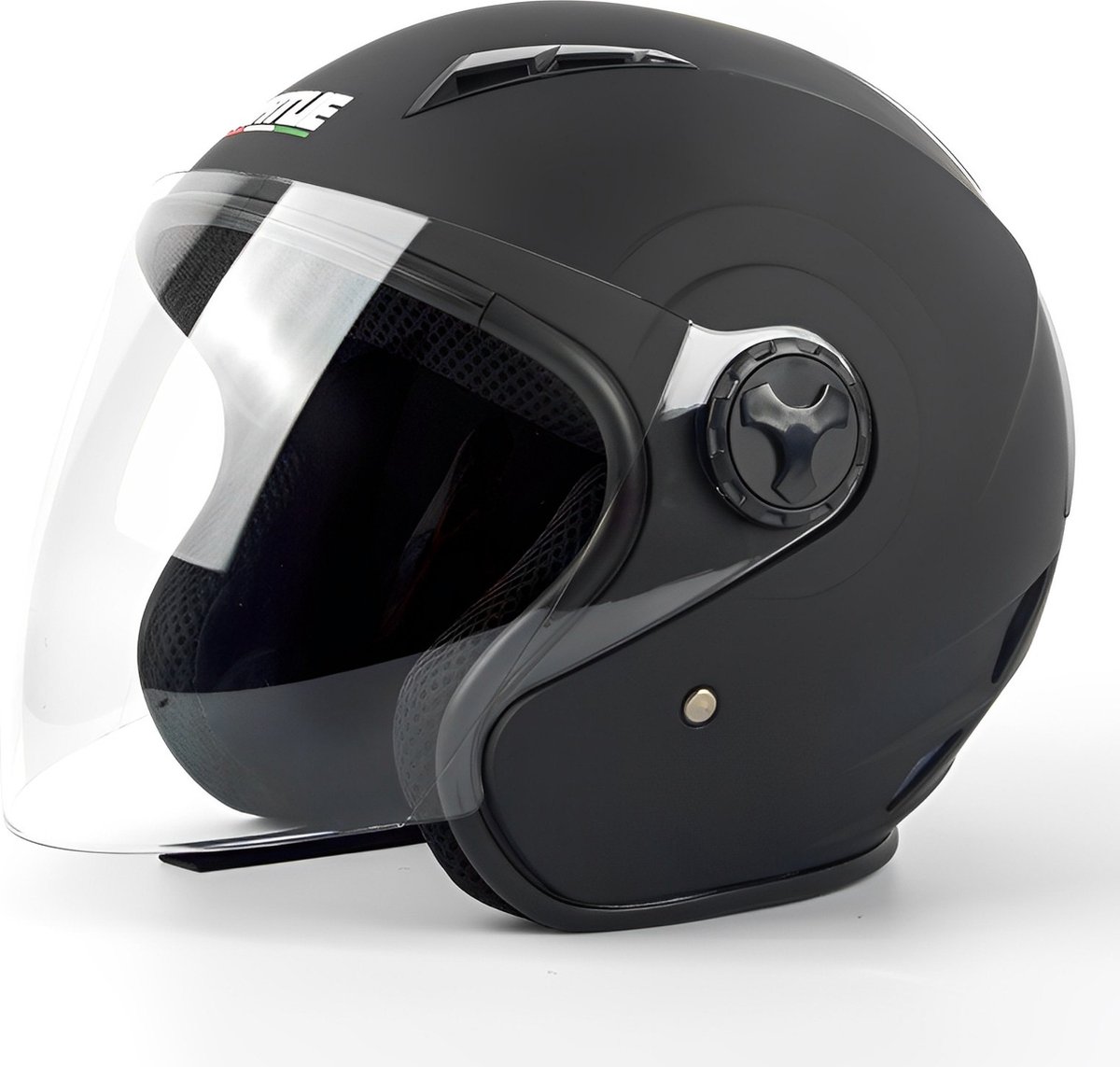 Helm Scooter - Scooterhelm - Geschikt voor Helmplicht - Brommerhelm ...