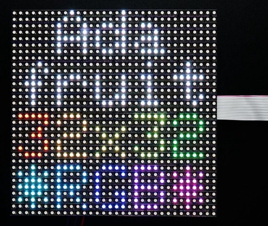 32x32 RGB LED Matrix Panel - 5mm Adafruit 2026 | bol