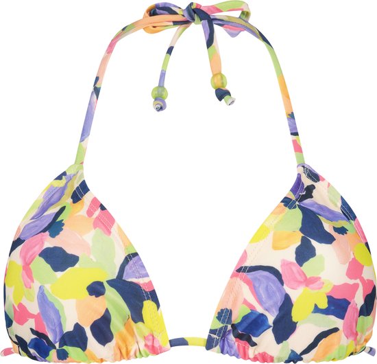 Hunkemöller Dames Badmode Triangle bikinitop Hawaii - Wit - maat M ...