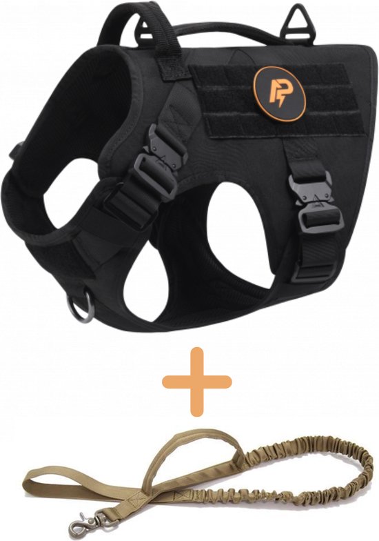 Always Prepared © Pro K9 Tuig + riem – Anti trek tuig – Honden harnas – Y Tuig Hond –... | bol.com