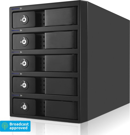 Oyen Digital Mobius 5-Bay FW800, eSATA, USB 3.0 RAID 100TB 3R5-EB3 ...