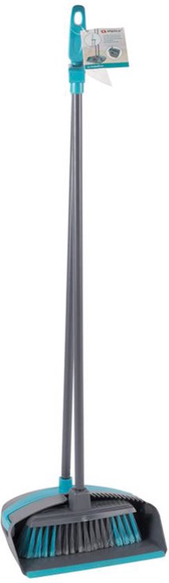 Bezem en Blik - Kunststof - Lichtgewicht - 92 cm | bol.com