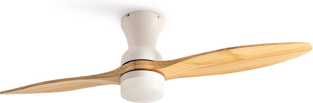 CREATE - Plafondventilator 40W silent Ø132 cm - Met licht - WIND PROP | bol