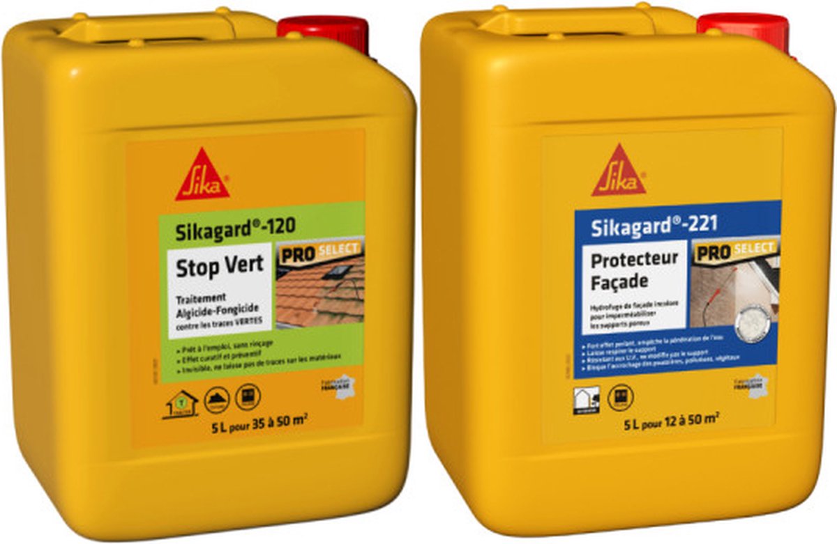 SIKA behandelings- en beschermingspakket - Sikagard-120 Stop Vert 5L ...