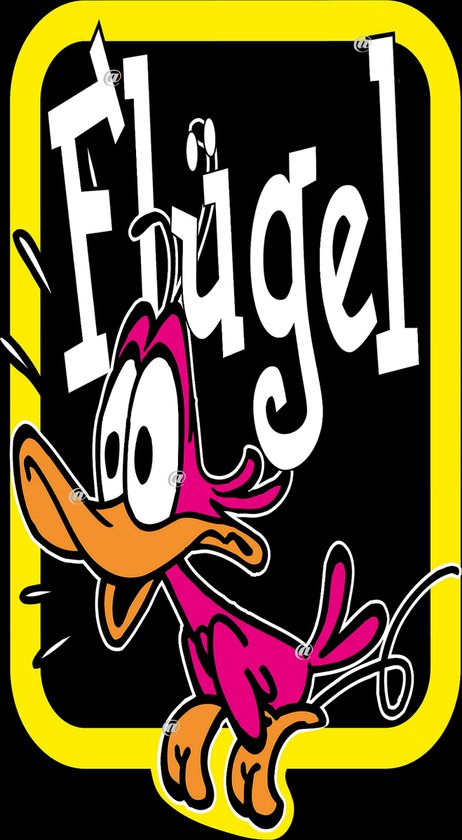 FLUGEL Reclamebord van metaal - METALEN-WANDBORD - MUURPLAAT - VINTAGE ...