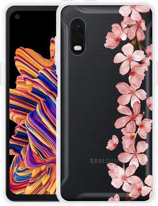 Hoesje Geschikt voor Samsung Galaxy Xcover Pro Flower Branch | bol