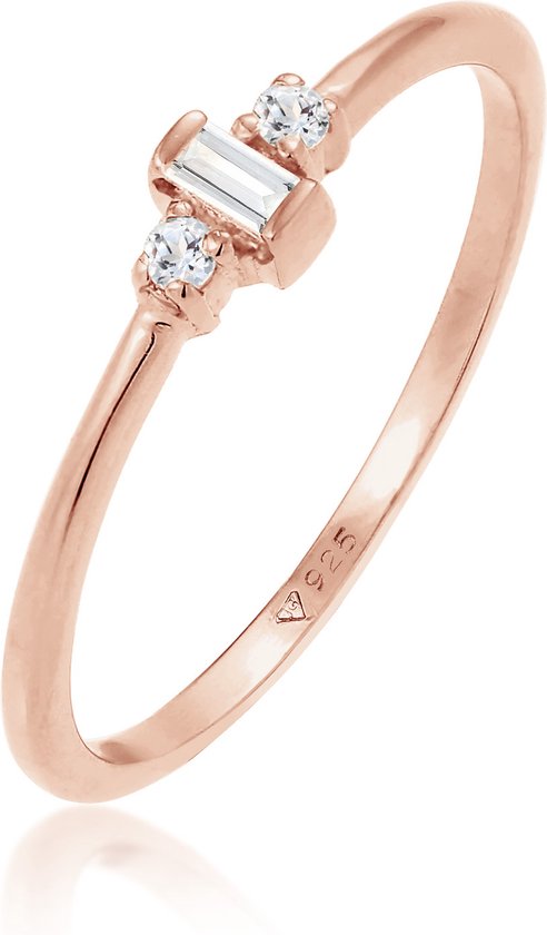 Elli PREMIUM Dames Ring Dames Eenzaam Verloving Filigraan met Topaas in ...