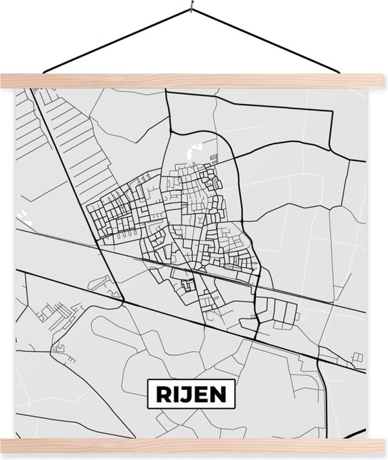Posterhanger incl. Poster - Schoolplaat - Rijen - Plattegrond - Kaart ...