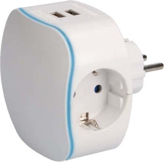 Drievoudige 16V EDM contactdoos met 2 USB R40056 contactdozen | bol