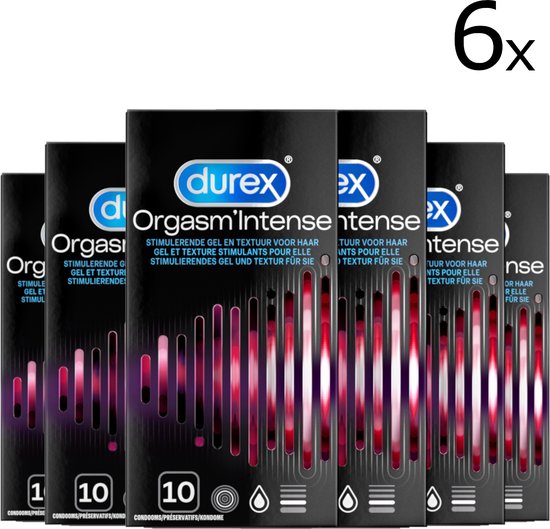 Durex Intense Orgasm condoms - 6 x 10 stuks | bol.com