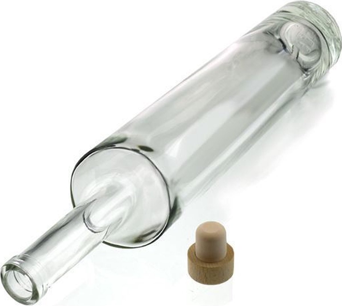10 stuks - 200ml glazen fles clear "Feeling" | bol.com
