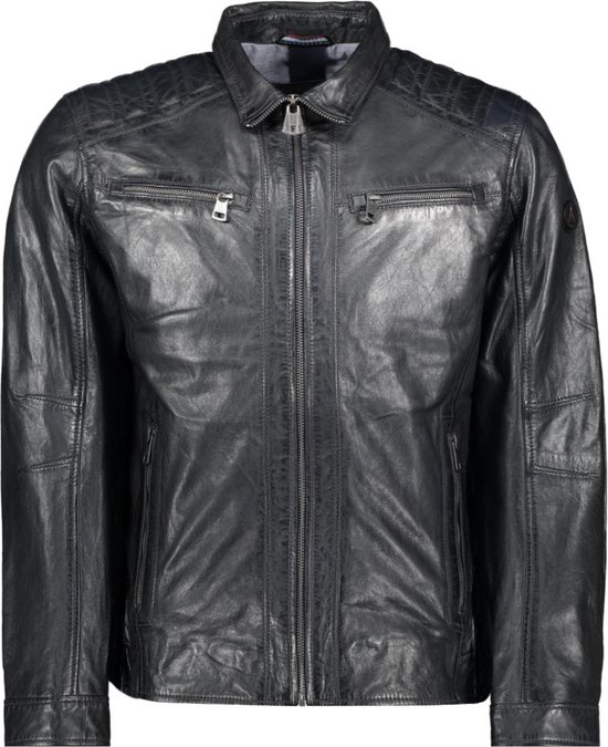 Donders Jas Leather Jacket 52347 799 Mannen Maat - 54 | bol