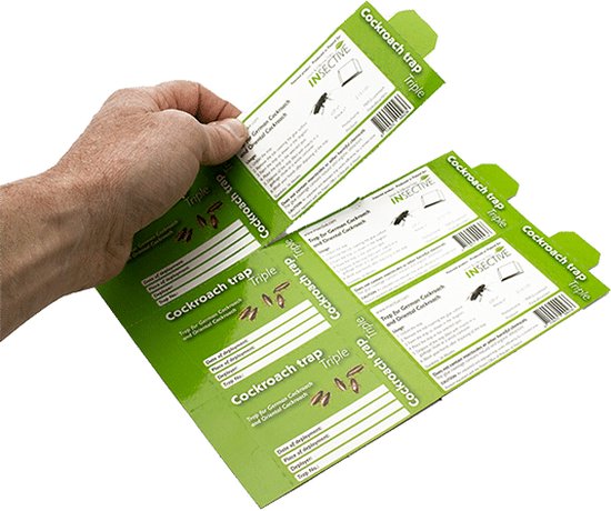 3x Insective Triple Kakkerlakken lijmval | bol.com