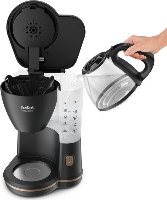 Koffiezetapparaat - Filterkoffie - 15 Kopjes - 1.25L - 1000W - Zwart ...