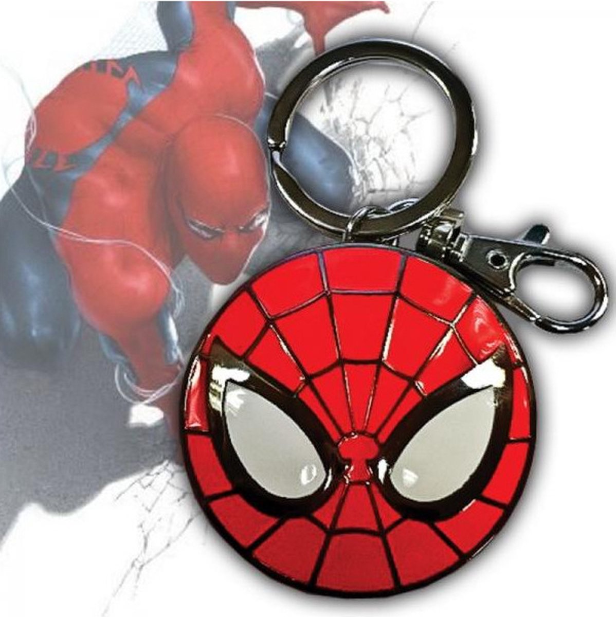 Marvel - Spider-Man Logo Metalen Sleutelhanger | bol.com