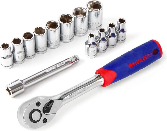 WORKPRO 14-delige metrische dopsleutel set ,anti-roest staal,... | bol