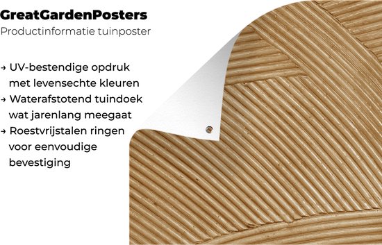 Wanddecoratie buiten Structuur - Natuur - Kunst - Rotan - 160x80 cm ...