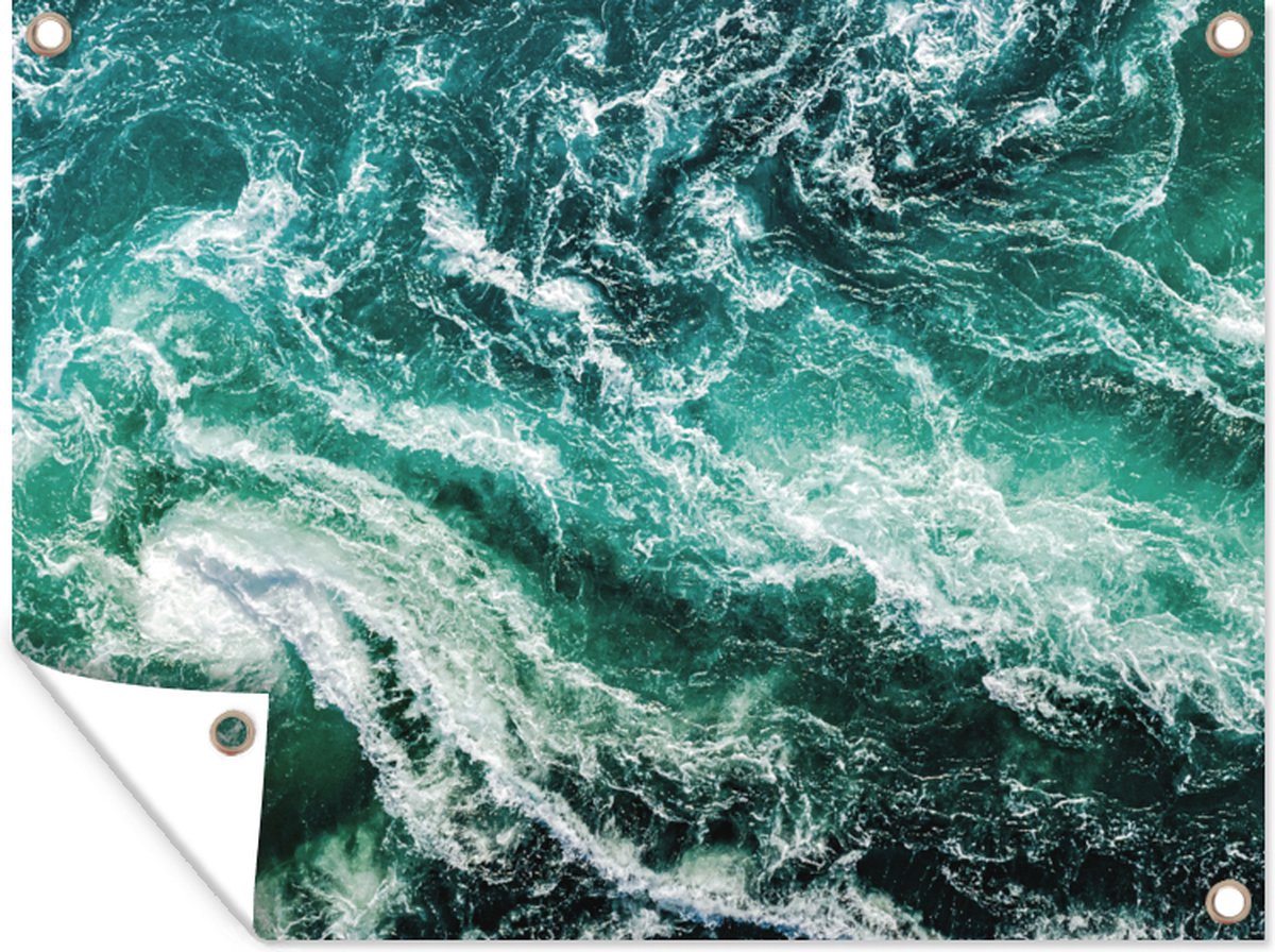 Décoration murale extérieure Océan - Water - Mer - Luxe - Vert ...