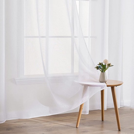 Premium Vitrage – Woonkamer Raam Accessiores – Curtains – Voile | bol