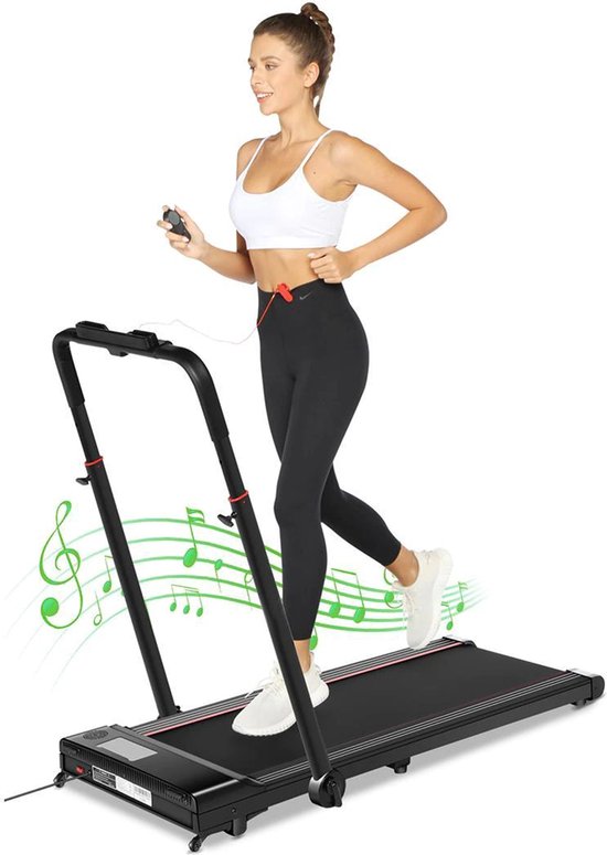 HappyFit® - Loopband - 2 in 1 Opvouwbare Loopband - Mini Loopband 2.0HP ...