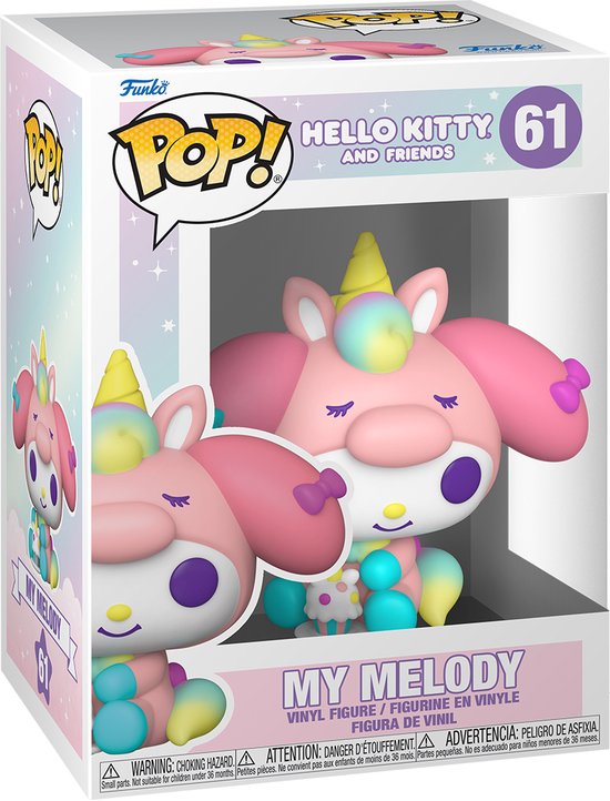 Funko Pop! Sanrio: Hello Kitty - My Melody (Unicorn Party) | bol.com