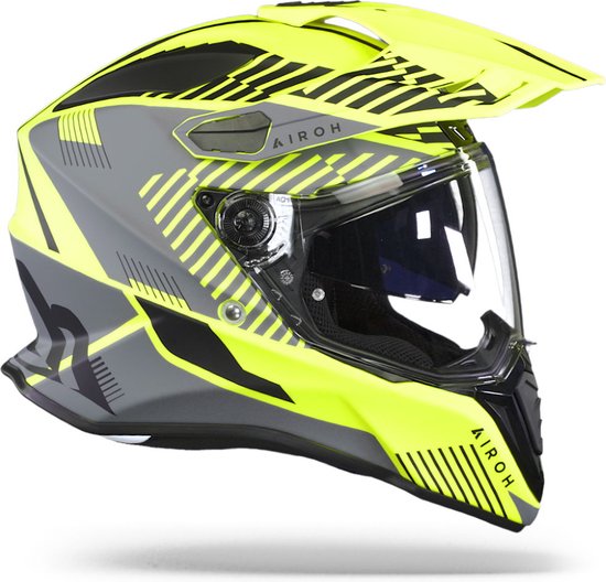 Airoh Commander Boost Mat Geel Adventure Helm M | bol.com