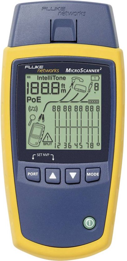 Fluke Networks MS2-100 MicroScanner² Kabeltester | bol