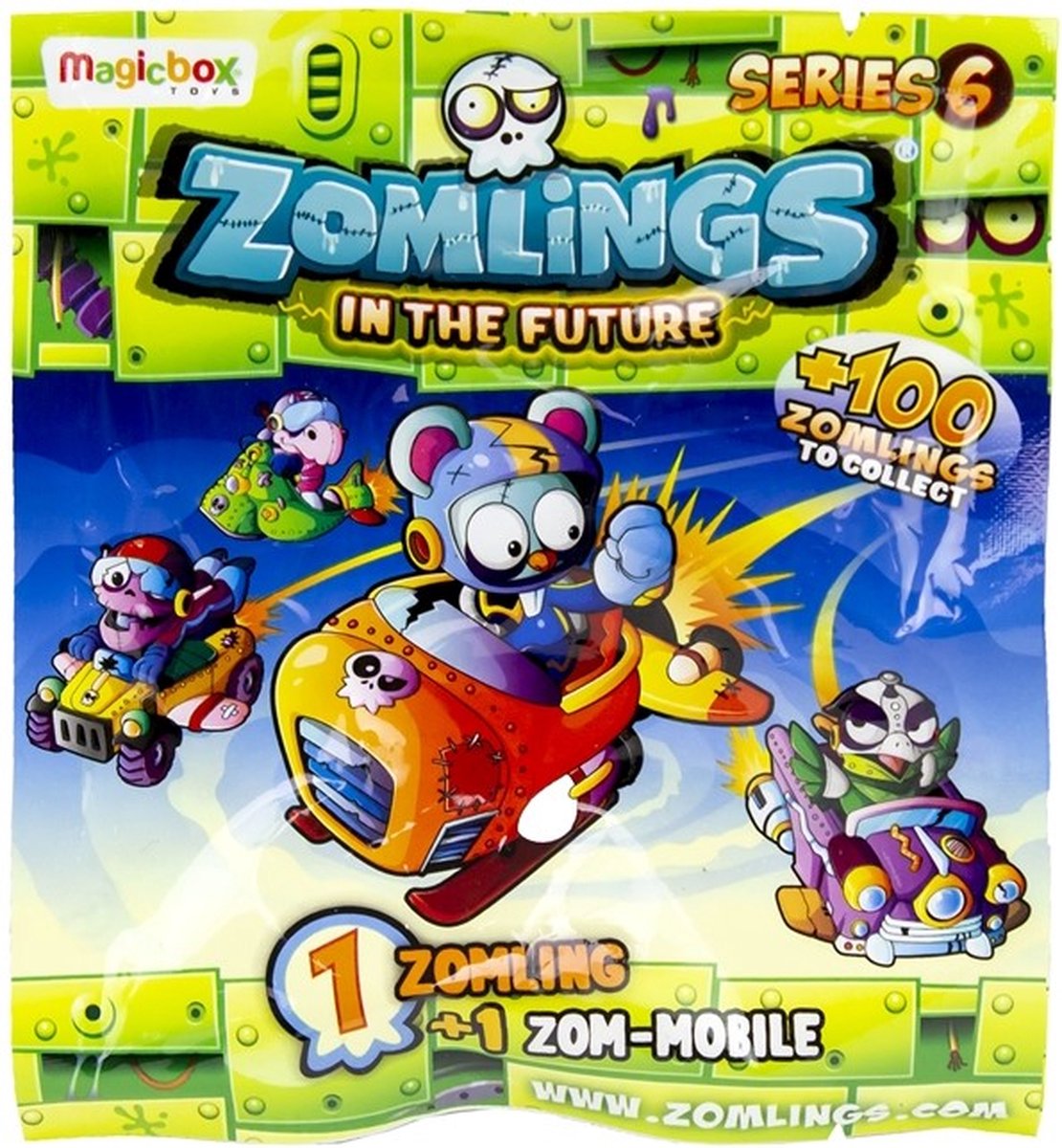 Zomlings in the Future blind bag - Speelfiguur - 1 zakje - 5 cm - Met ...
