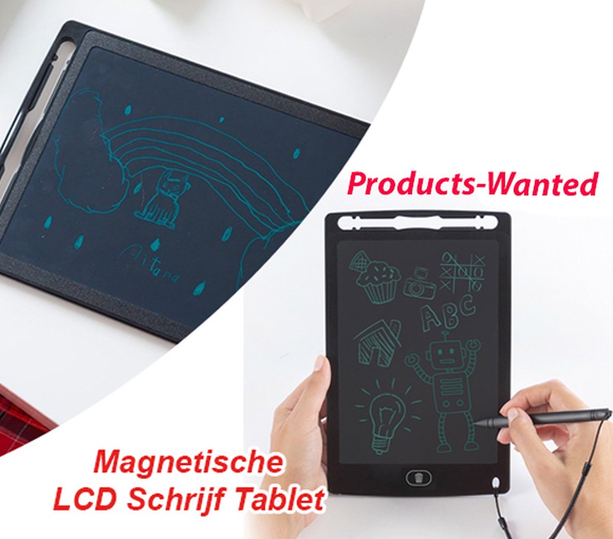 Magnetische LCD Schrijf Tablet is de perfecte vervanger van Pen en ...