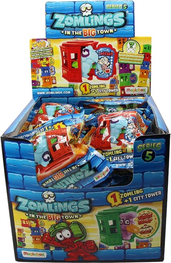 Zomlings in the Big Town - 1 exemplaar - surprise zakje - 5 cm - Serie ...
