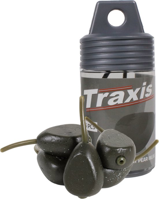 Traxis Karperlood - Flat pear Inline 56gr - 5 stuks - Lood | bol