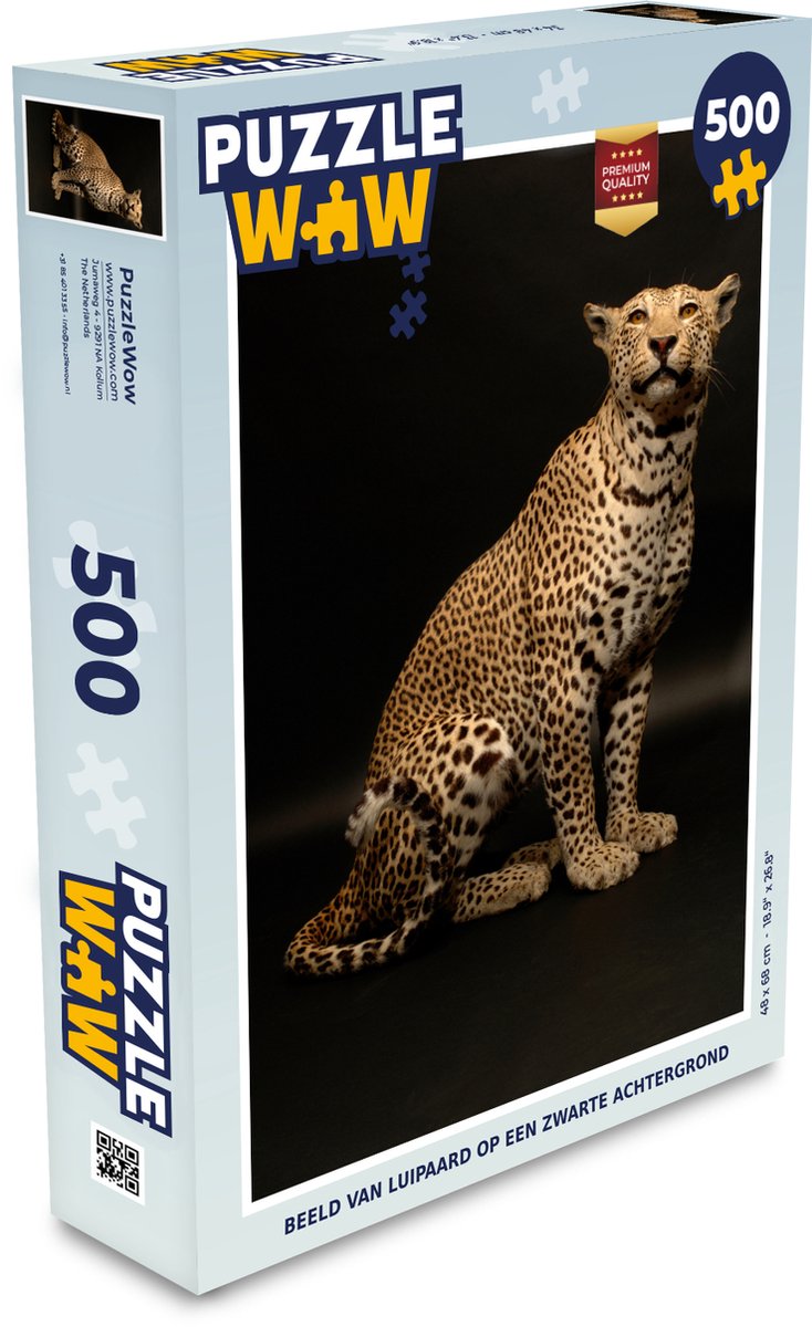 Puzzel Luipaard - Dieren - Vlek - Legpuzzel - Puzzel 500 stukjes | bol.com