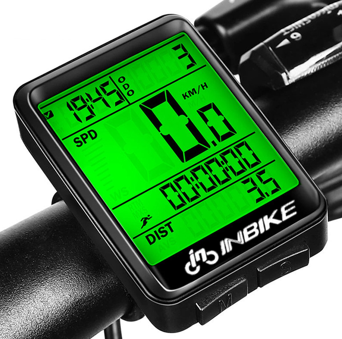 A&K Draadloze Fietscomputer - Waterdicht Fiets Computer Draadloos ...