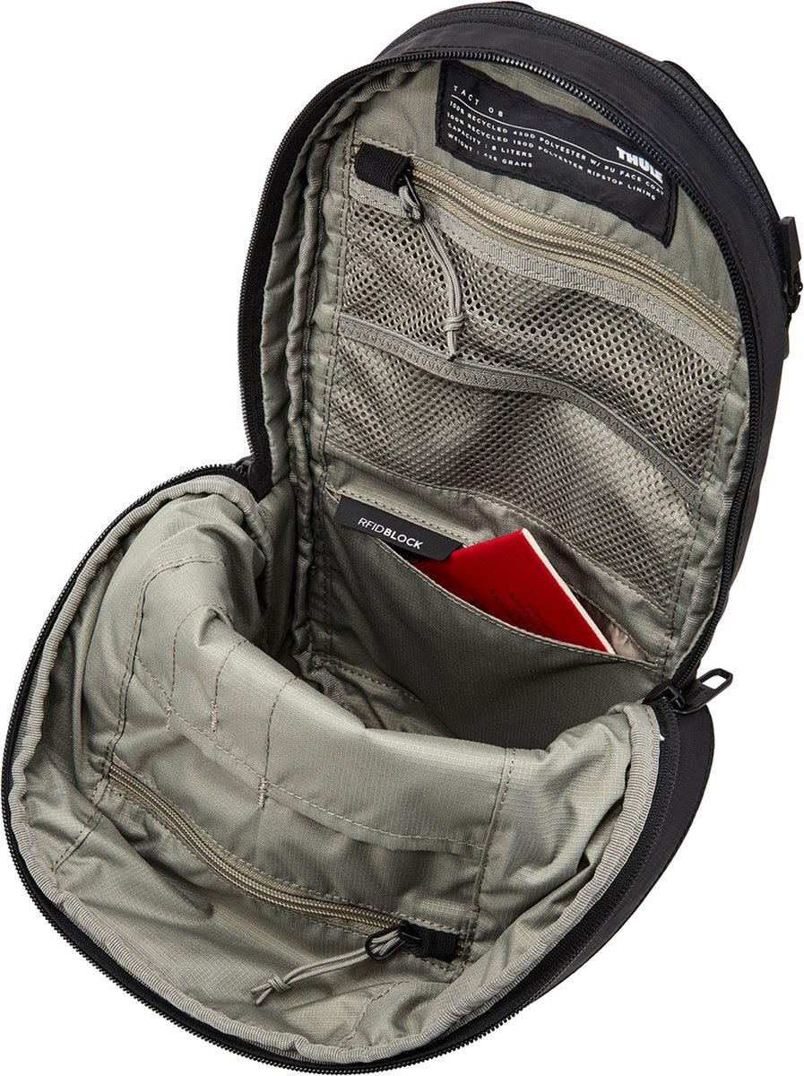 Thule Tact Sling 8L - Crossbody Tas - Zwart | bol.com
