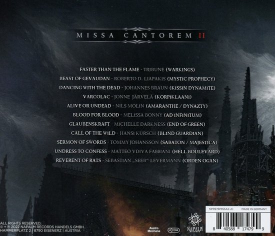 Powerwolf - Missa Cantorem II (CD), Powerwolf | Muziek | bol