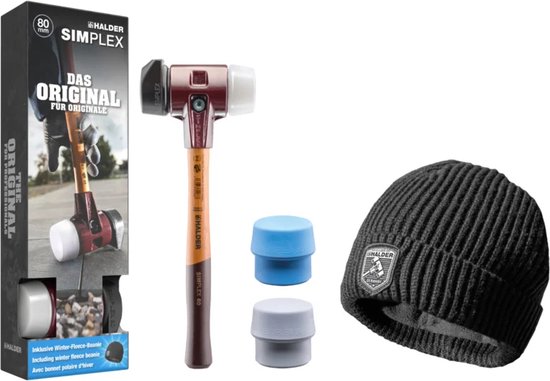 Halder Simplex 60 straathamerset met extra inzetstukken en wintermuts ...