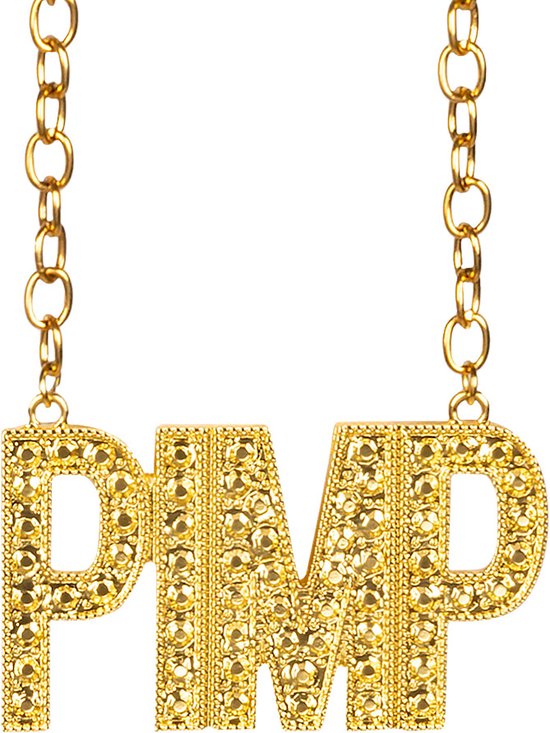 Boland - Ketting 'PIMP' - Volwassenen - Unisex - Pooier - Pimps and Ho ...