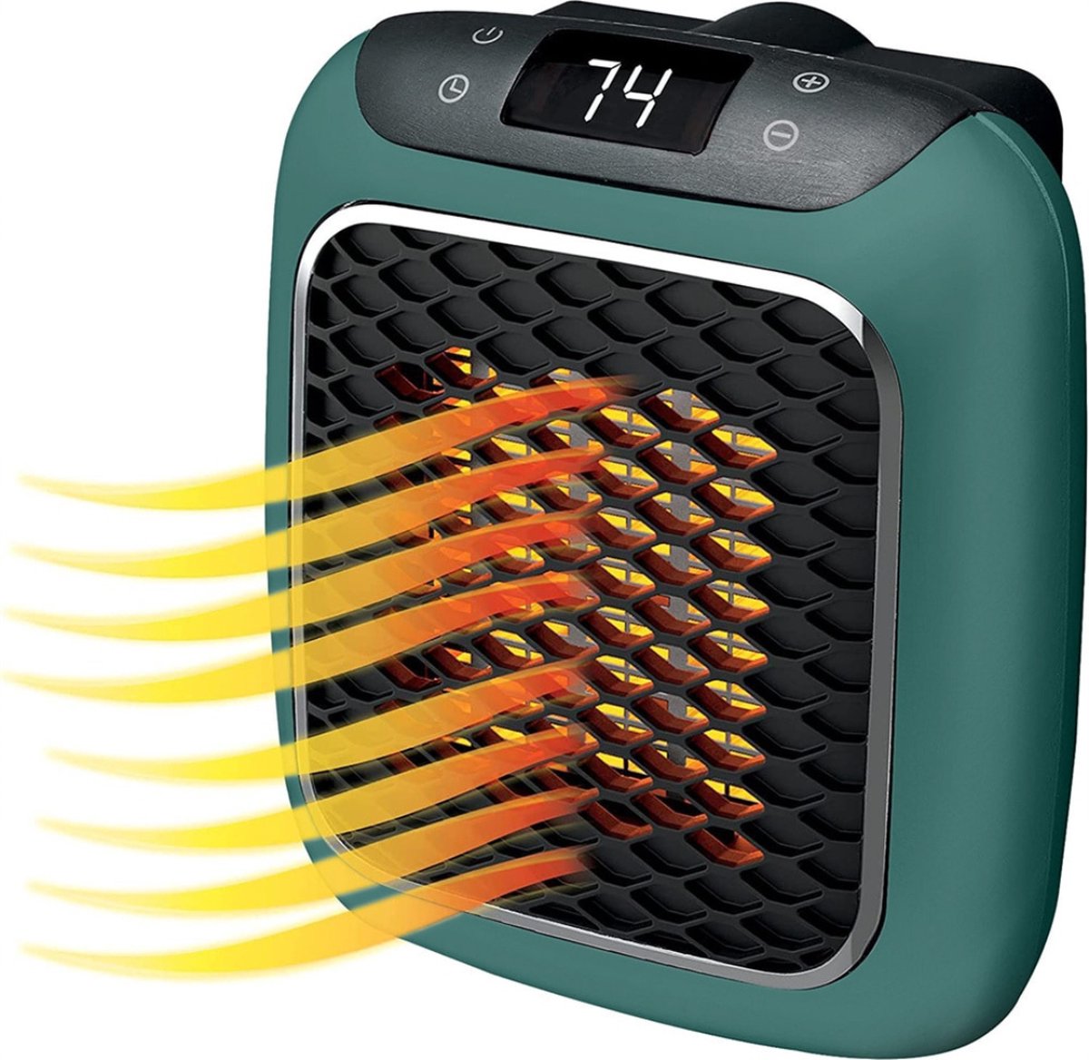 Currero Mini Kachel Elektrisch - Elektrische Kachel - Draagbare Kachel ...