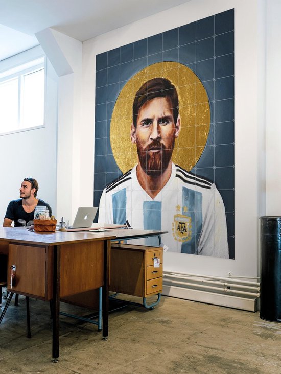 IXXI Lionel Messi - Wanddecoratie - Portretten - 80 x 120 cm | bol.com