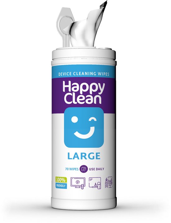 Happy Clean Multipack reinigingsdoekjes - 70 stuks - kwaliteit - 100% ...
