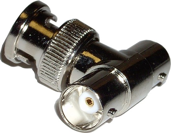 BeMatik - T-connector van 1 BNC mannelijk naar 2 BNC vrouwelijk | bol