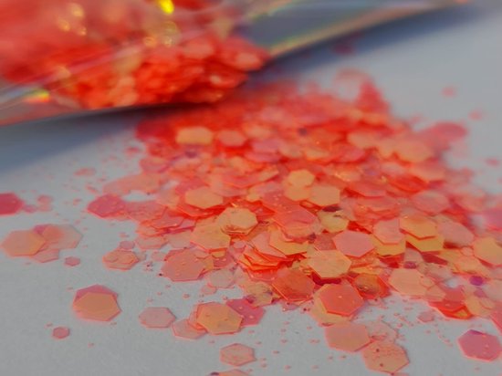 Glitters | Peachy 5gr. | Hobby-glitters | Nail & Body-art | Epoxy-art |... | bol