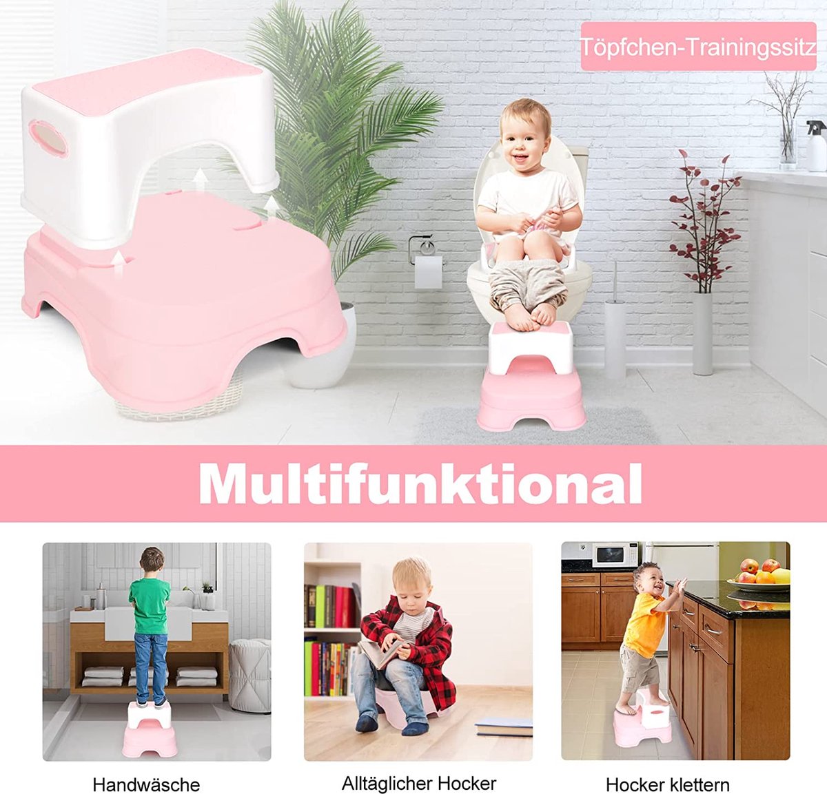 Kinderzitje toilet - Kinder Toilettrainer - Kindertoilet - WC ...