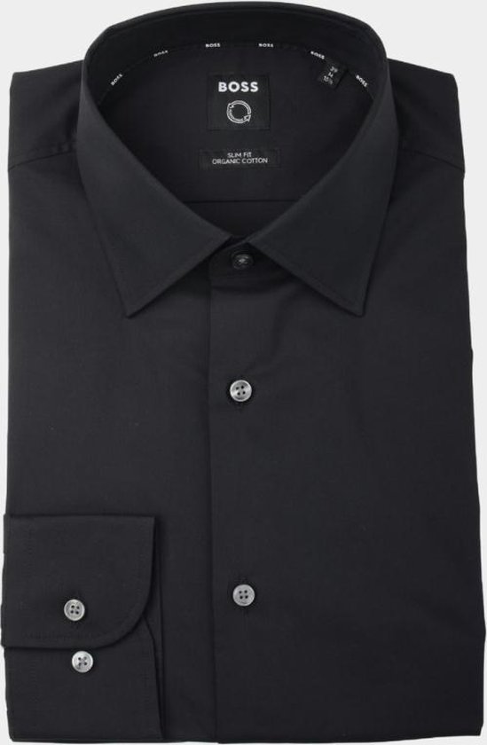 Boss Men Business (black) Business hemd lange mouw Zwart H-HANK-kent ...