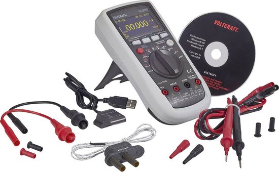 VOLTCRAFT VC890 OLED Handheld multimeter Digital OLED display, Data ...